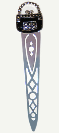 Black Purse Bookmark, black purse book mark bookmark page - My ...