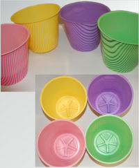 Container Plastic Flower Pots, flower pots containers baskets gift ...